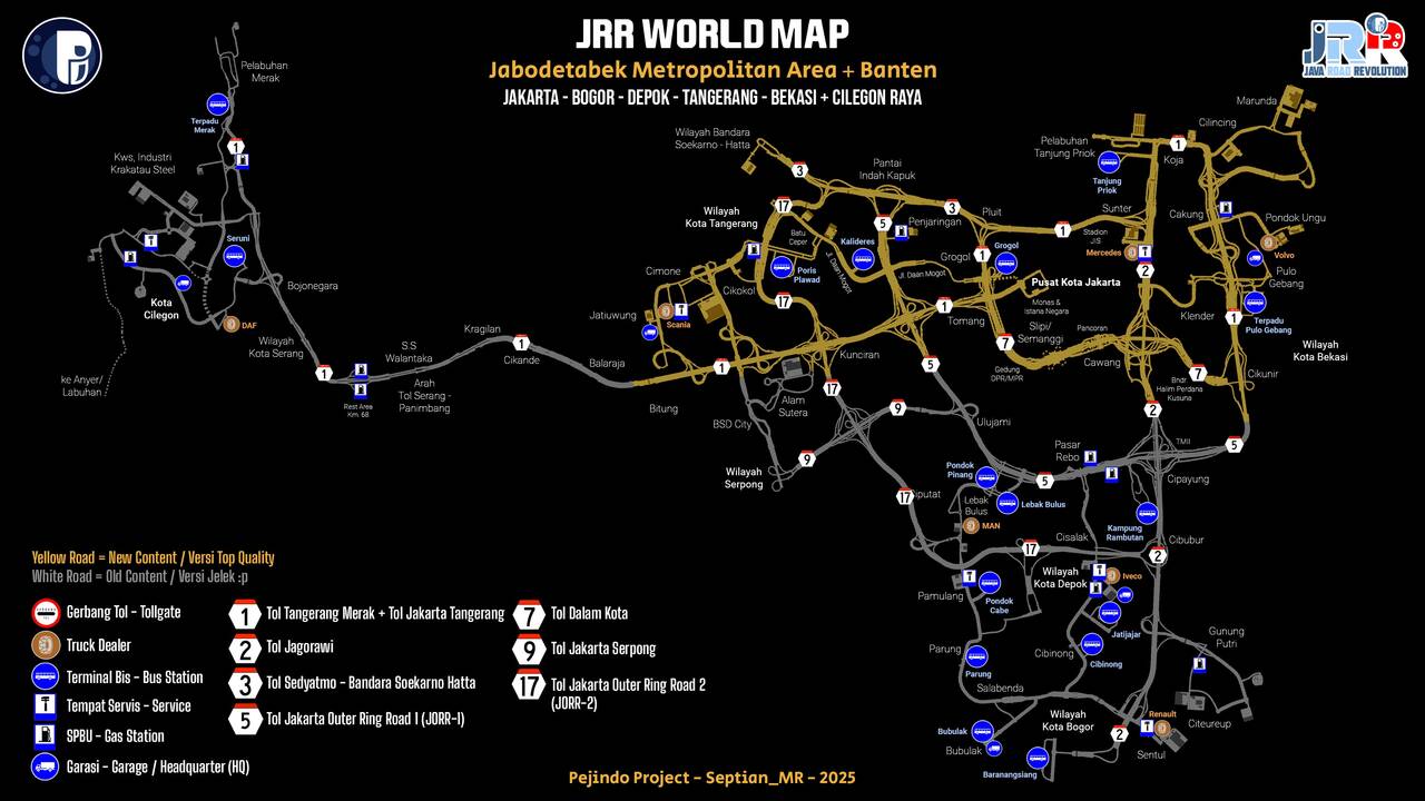 JRR (Java Road Revolution) - Indonesia Map v0.85a 1.53 - 1.54 - ETS 2 ...