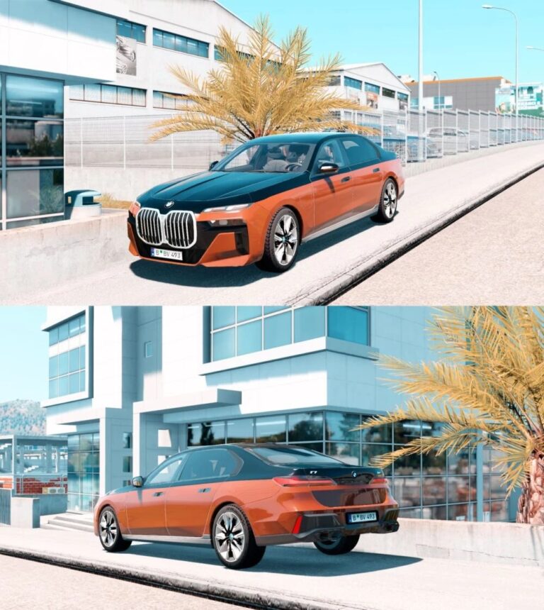 2024 BMW i7 M70 1.5 1.54 - ETS 2 mods, Ets2 map, Euro truck simulator 2 ...