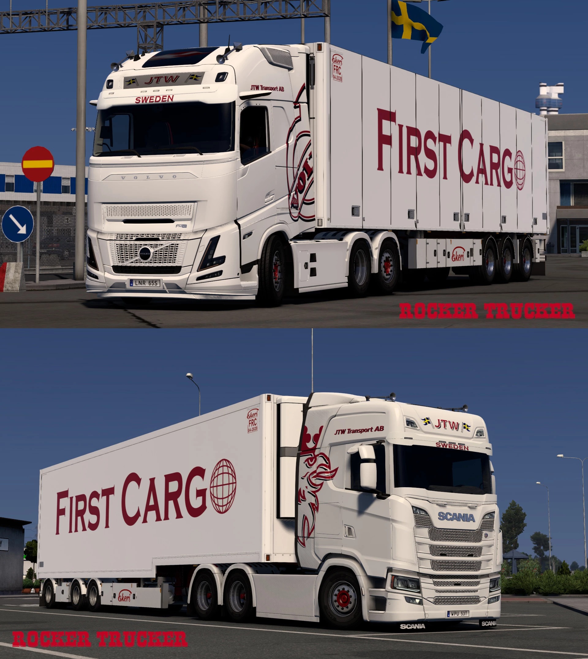 First Cargo/JTW Transport AB Skin Pack v1.0 - ETS 2 mods, Ets2 map ...