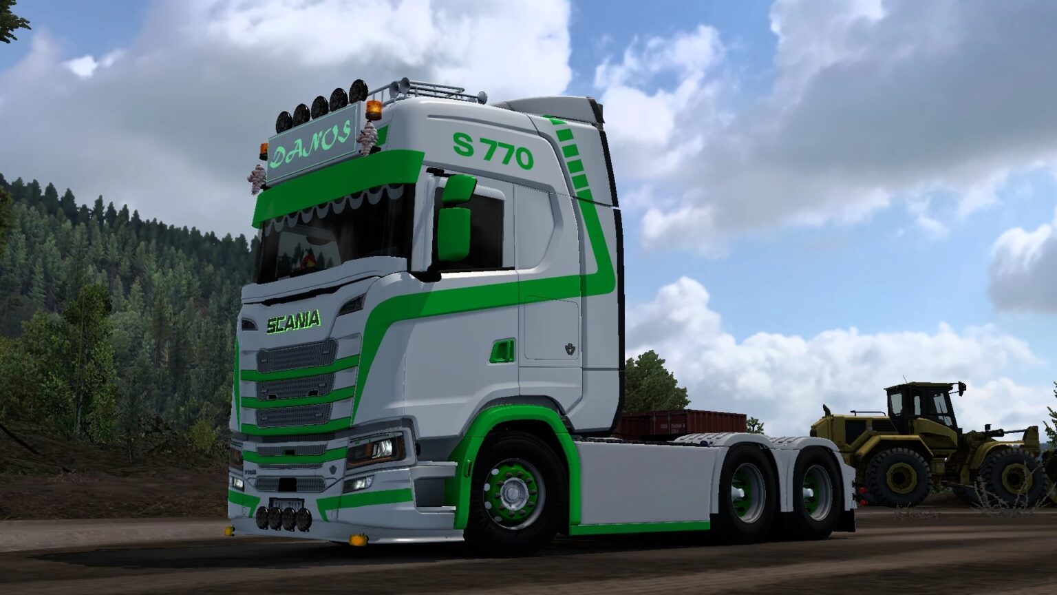 Green Forest skin for Next Gen Scania S, R v1.0 - ETS 2 mods, Ets2 map ...