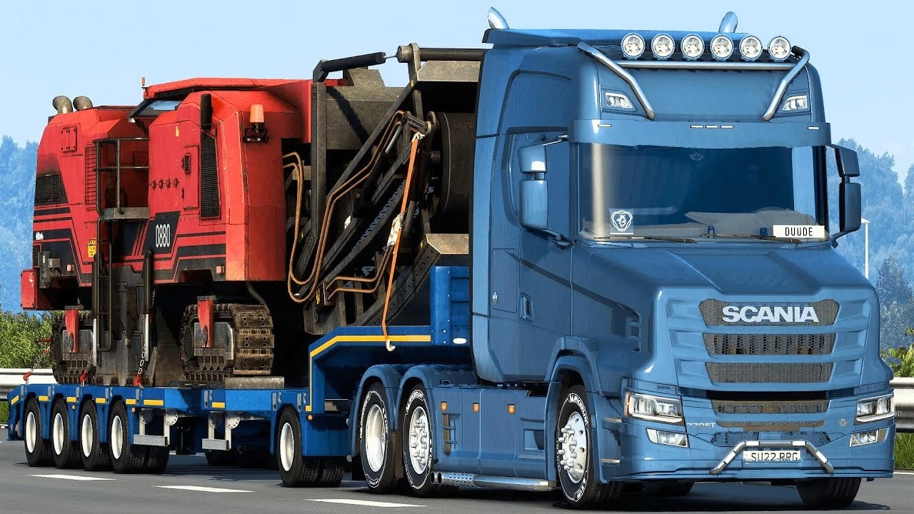 Scania T V20 For Euro Truck Simulator 2 ETS2: Scania T500 Tandem