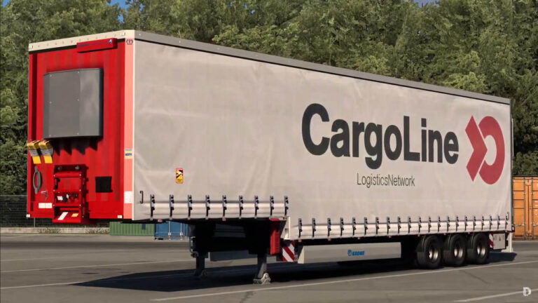 H&W Krone SD27 Jumboliner 3/4/6 Axles 1.54 - ETS 2 mods, Ets2 map, Euro ...