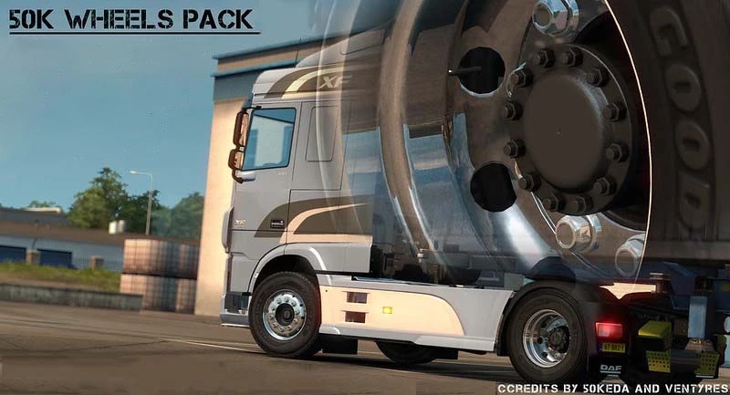 50K Wheels Pack 1.55 - ETS 2 mods, Ets2 map, Euro truck simulator 2 ...