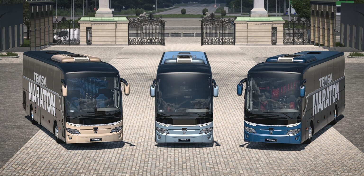 Temsa Maraton 13 VIP 2019-2023 1.56 - ETS 2 mods, Ets2 map, Euro truck ...