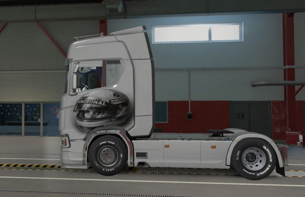 ETS2 Skins Ayrton Senna Limited Edition Scania S - ETS 2 mods, Ets2 map ...