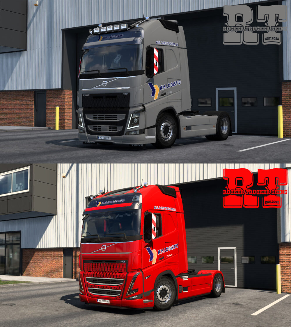 KM Logistic Skin Pack v1.0 - ETS 2 mods, Ets2 map, Euro truck simulator ...
