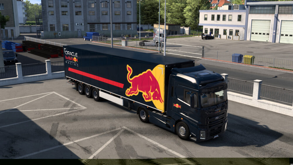 F1 Red Bull Racing Trailer + Ford F-max pack skin - ETS 2 mods, Ets2 ...