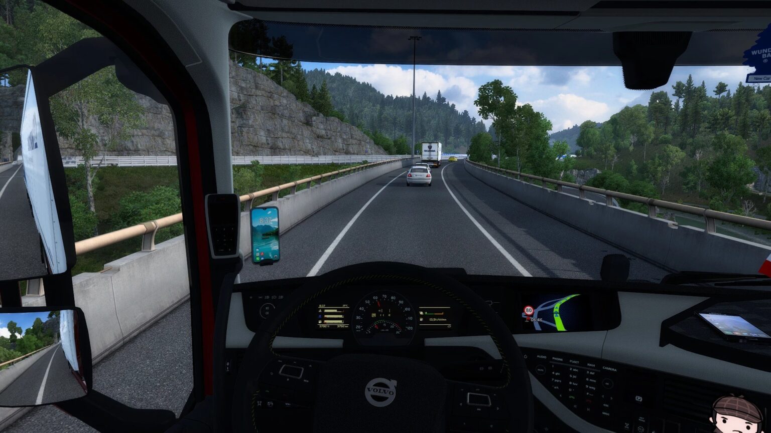 Cellphone Hours v9.1 1.57 - ETS 2 mods, Ets2 map, Euro truck simulator ...