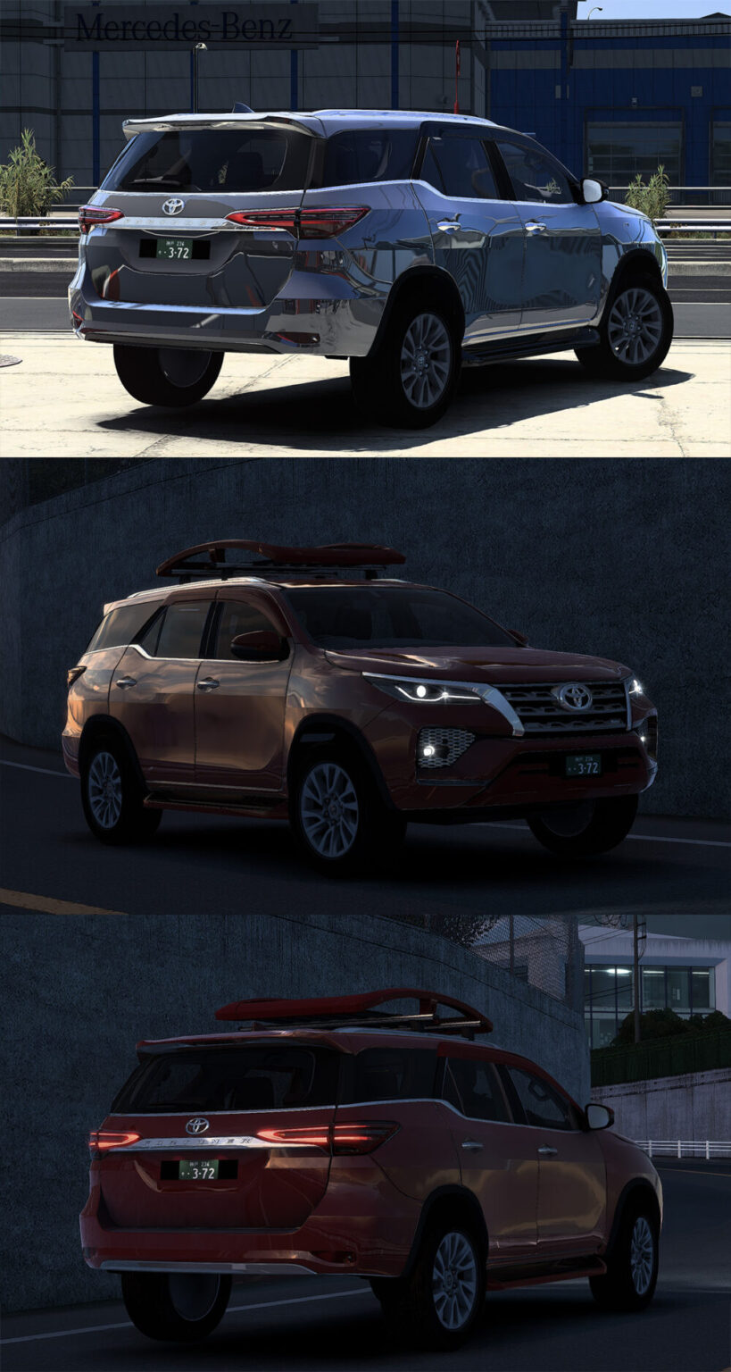 Toyota Fortuner AN160 V2.0 1.57 - ETS 2 mods, Ets2 map, Euro truck ...