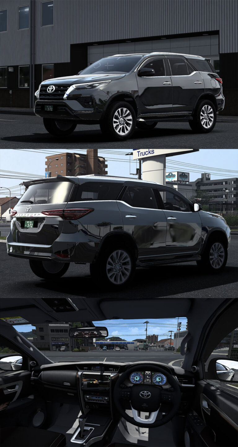 Toyota Fortuner AN160 V2.0 1.57 - ETS 2 mods, Ets2 map, Euro truck ...