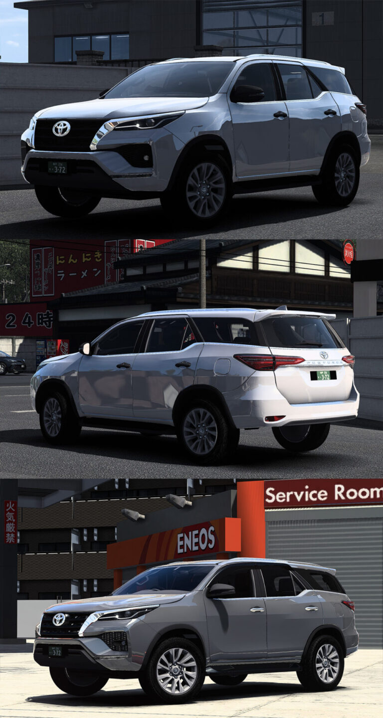 Toyota Fortuner AN160 V2.0 1.57 - ETS 2 mods, Ets2 map, Euro truck ...