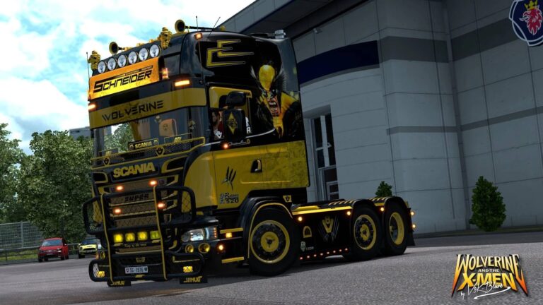 Scania V8K R520 Wolverine (+Trailer) v1.0 1.57 - ETS 2 mods, Ets2 map ...