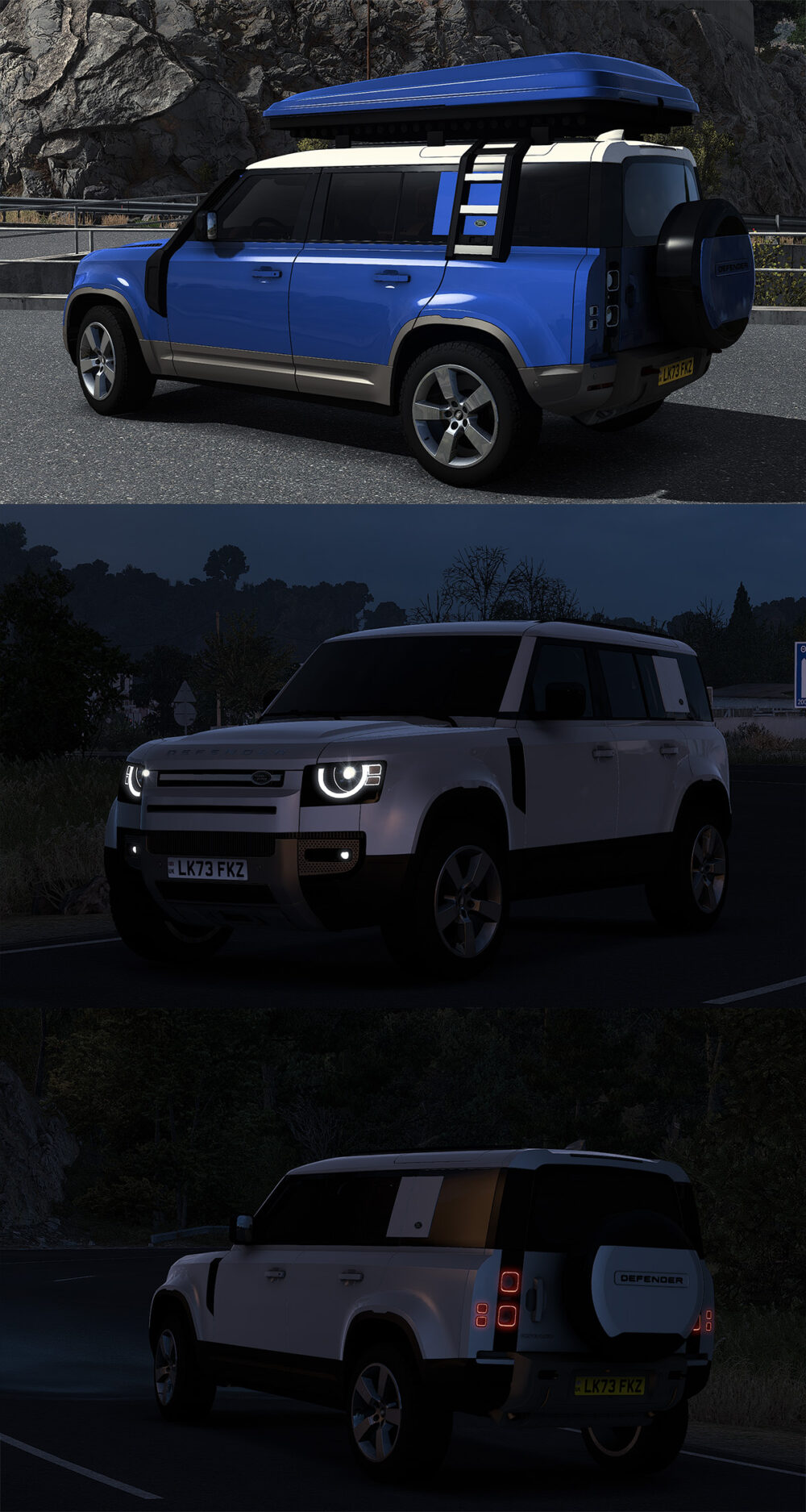 Land Rover Defender 110 2023 L663 V1.8 1.57 - ETS 2 mods, Ets2 map ...