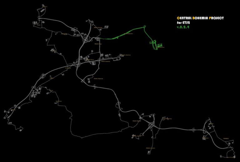 Central Bohemia Project v.0.2.4a ETS2 1.58 - ETS 2 mods, Ets2 map, Euro ...