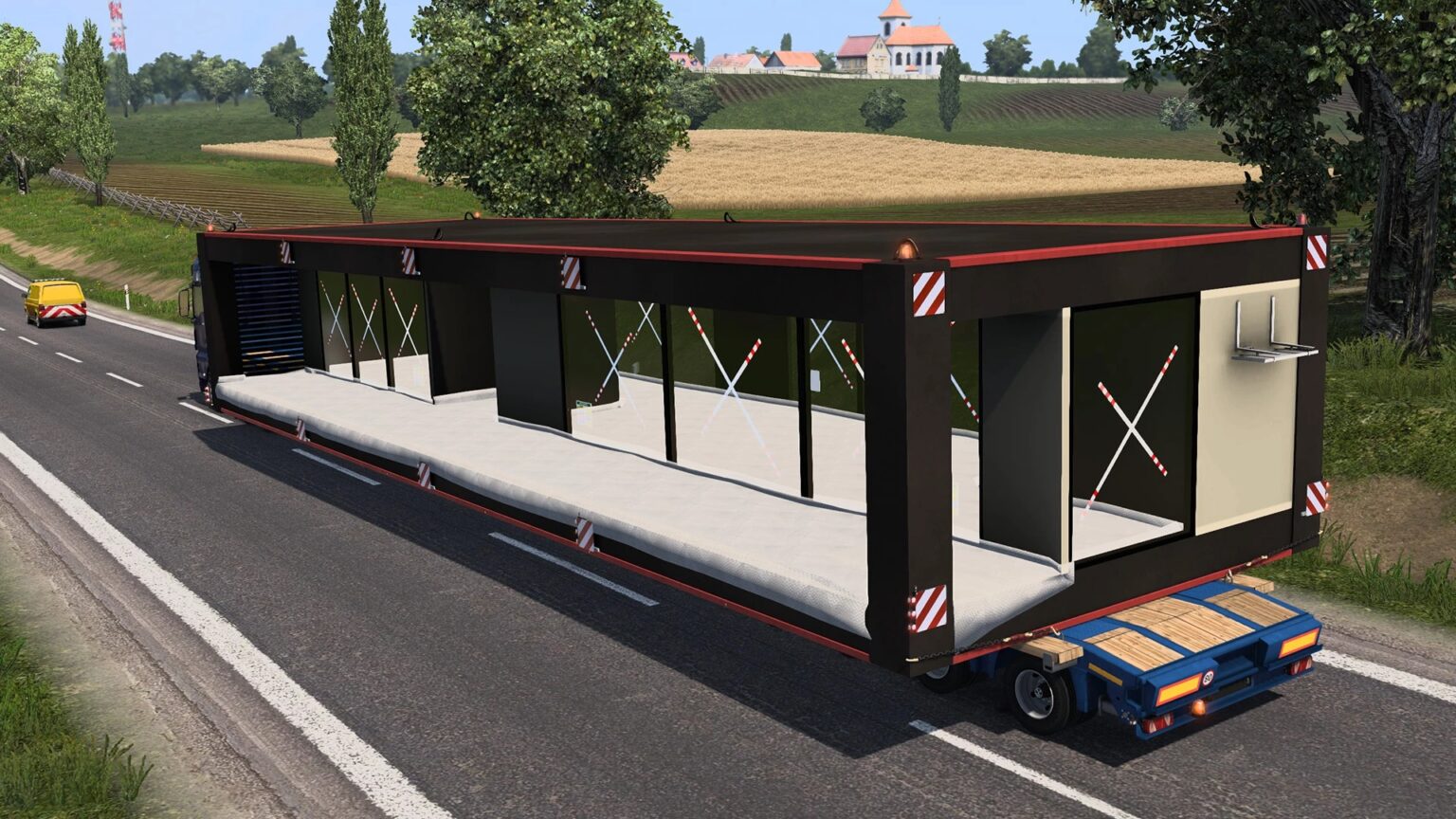CONTAINER HOUSE OVERSIZE CARGO ETS2 1.58 - ETS 2 mods, Ets2 map, Euro ...