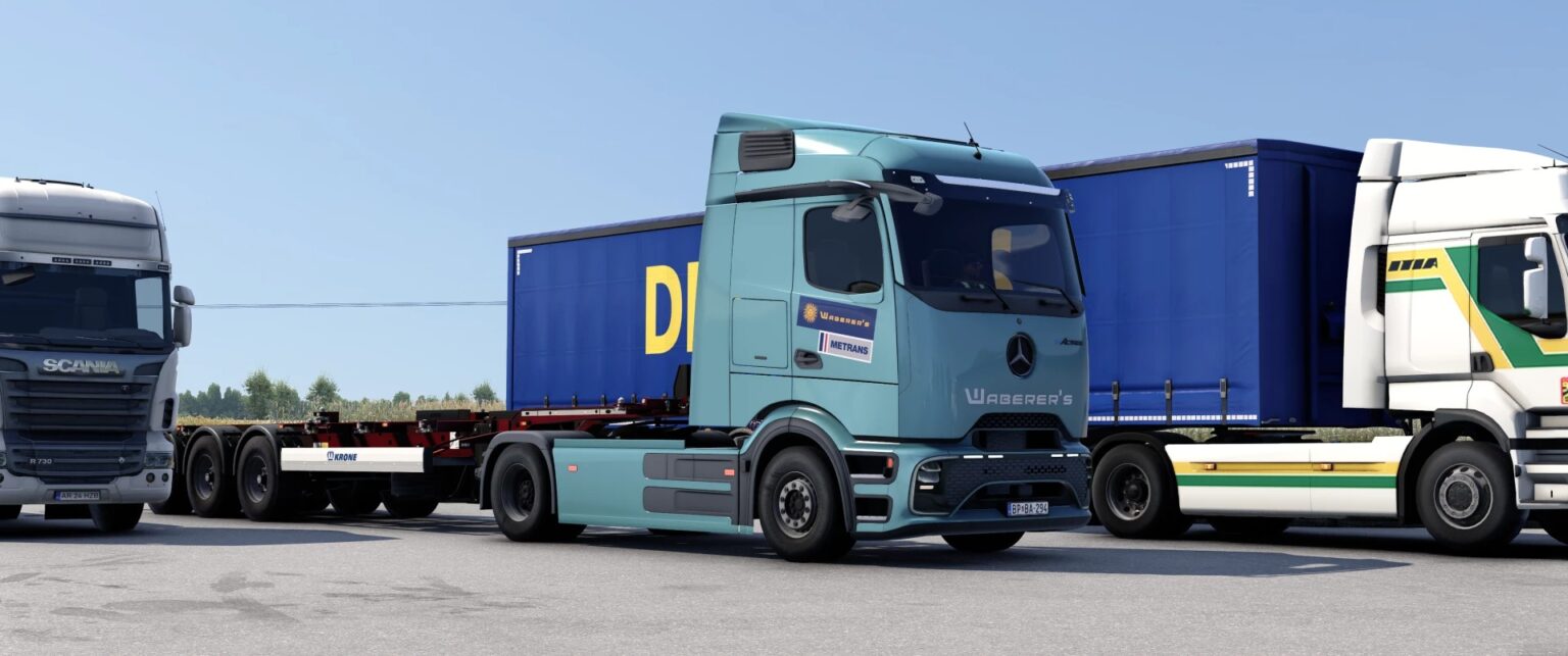 Mercedes Benz Actros MP6 V1.6 1.58 - ETS 2 mods, Ets2 map, Euro truck ...