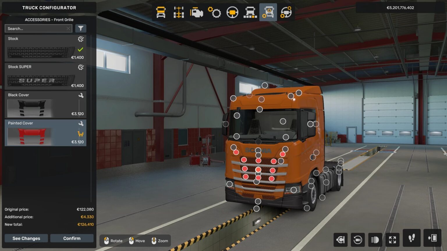 Scania NG S/R Complete Front Plate 1.58 - ETS 2 mods, Ets2 map, Euro ...