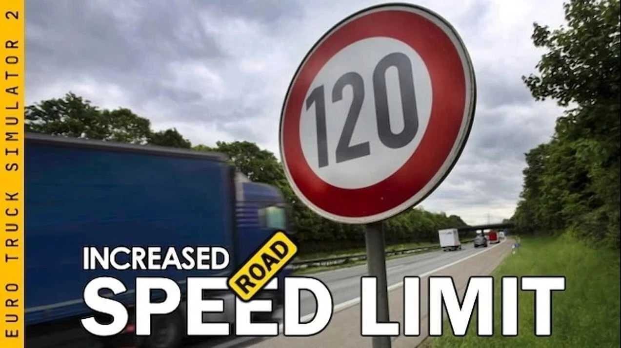 Increased Road Speed Limits 1.58 - ETS 2 mods, Ets2 map, Euro truck ...
